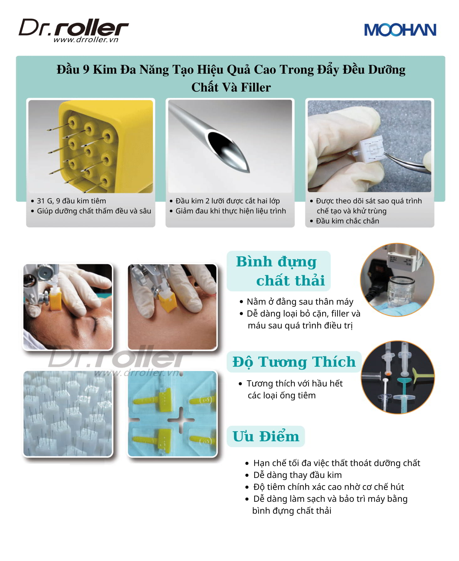 Máy Tiêm Dưỡng Chất Derma Pixel Smart Injector Hàn Quốc - Dr. Roller ...